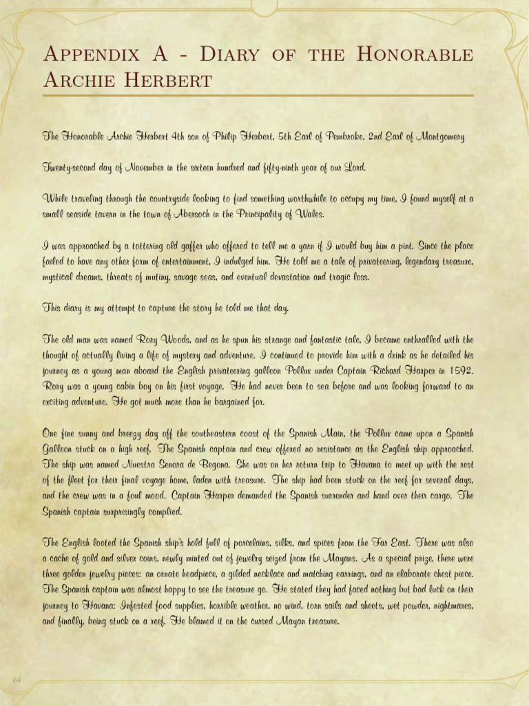 Diary of Honorable Archie Herbert | PDF | Water Transport | Shipping