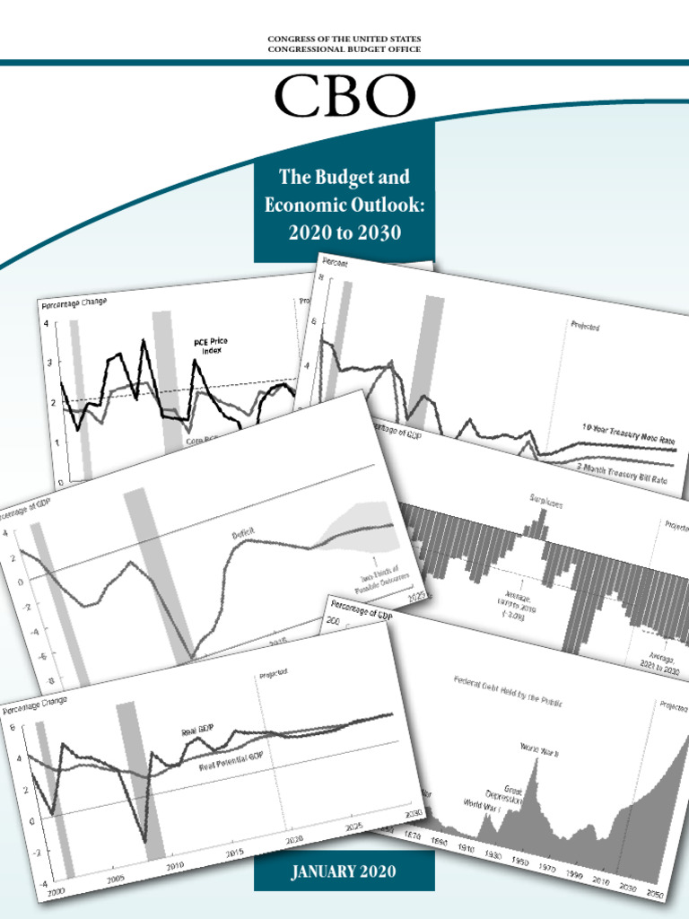 The Budget & Economic Outlook 2020-2030 | PDF | National Debt Of The ...