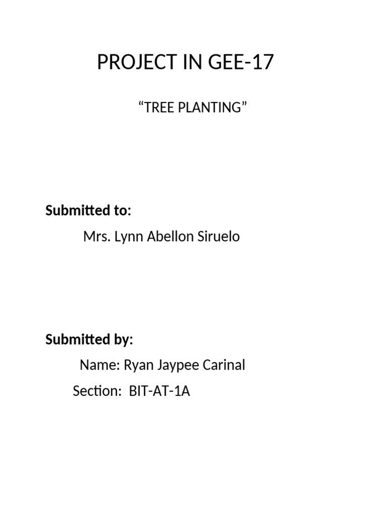 Project in Gee | PDF