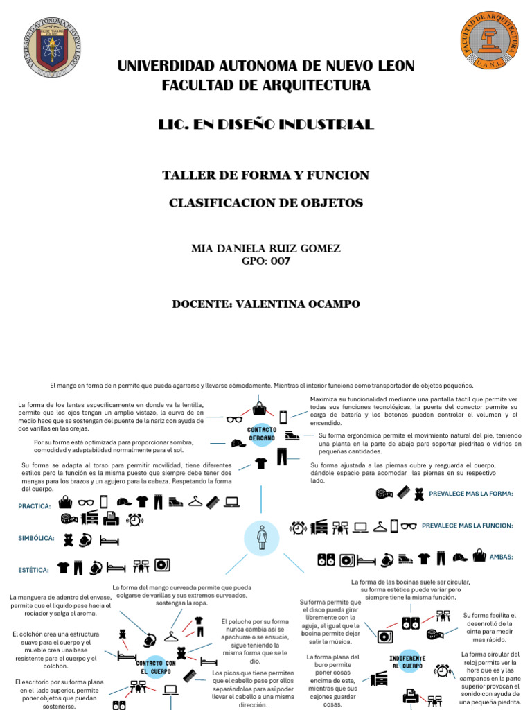 Clasificación de Objetos por Función | PDF