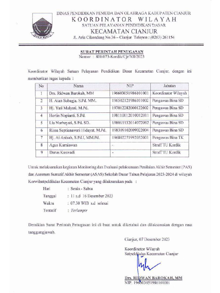 Surtug Monev PAS ASAS 2023 | PDF
