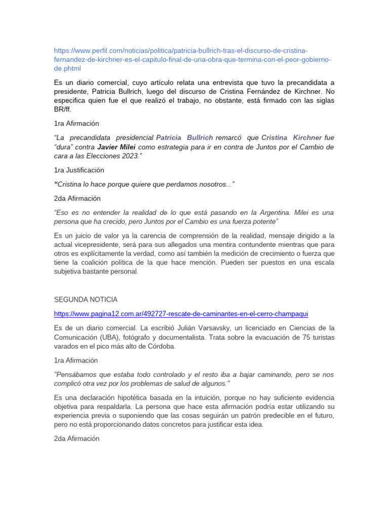 Análisis de Una Noticia | PDF | Turismo | Experiencia