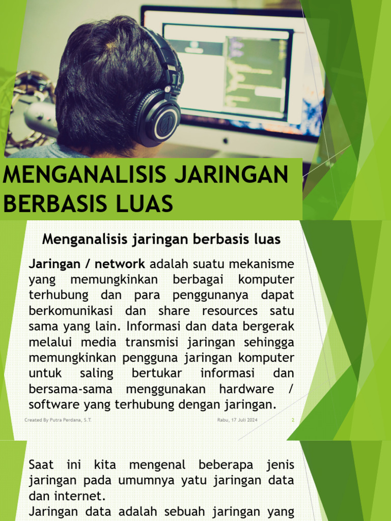 Teknik Jaringan Berbasis Luas | PDF