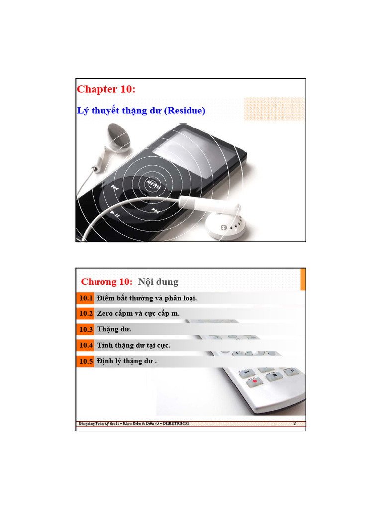 Toan Ky Thuat Toan Ki Thuat 10 Ly Thuyet Thang Du (Residue) (Cuuduongthancong - Com) | PDF