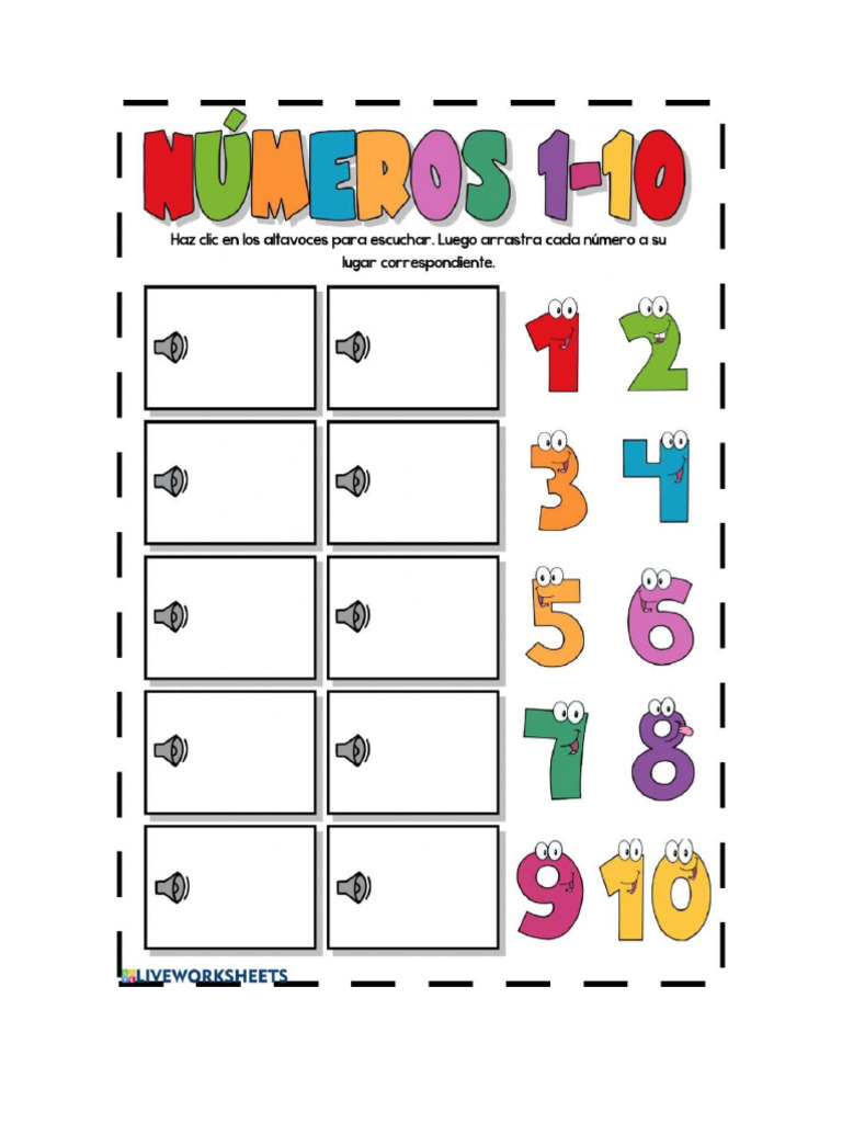 numeros del 1 al 10 | PDF