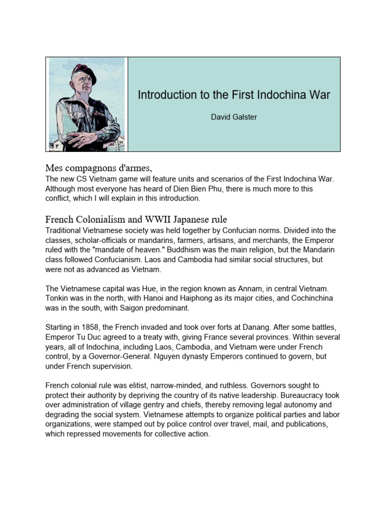First Indochina War Overview | PDF | French Indochina | Military