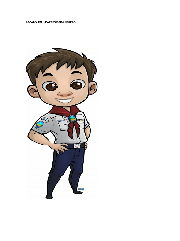 Sacalo en 8 Partes Para Unirlo | PDF