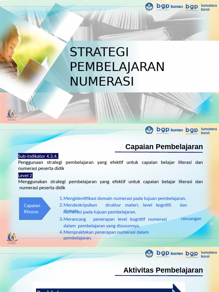 03b - STRATEGI PEMBELAJARAN NUMERASI - Revisi | PDF