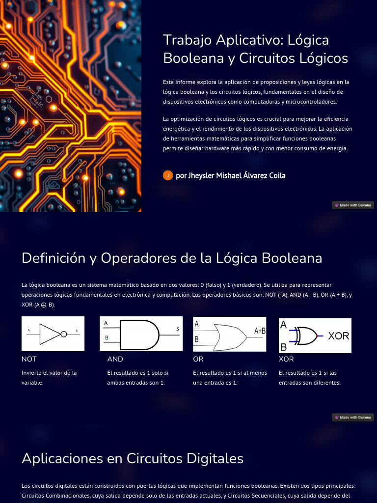 Trabajo-Aplicativo-Logica-Booleana-y-Circuitos-Logicos | PDF | Puerta ...