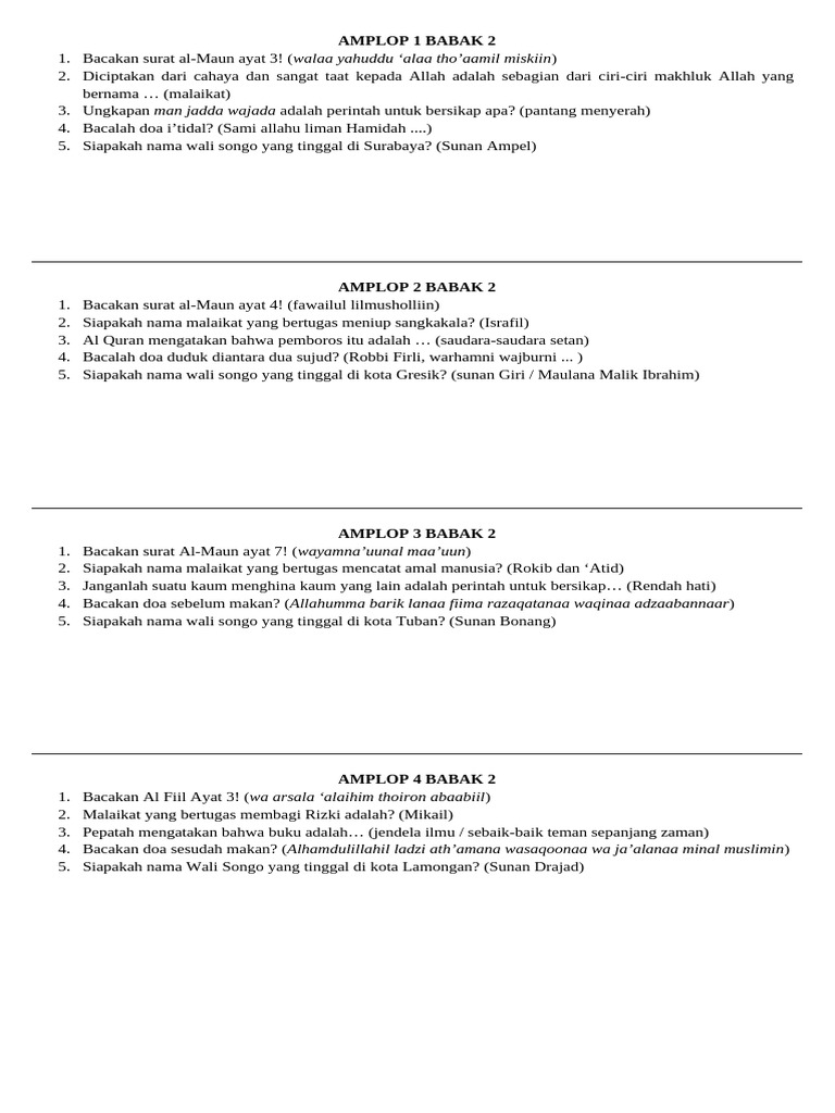 SOAL PAKET 2 - Sudah Print | PDF