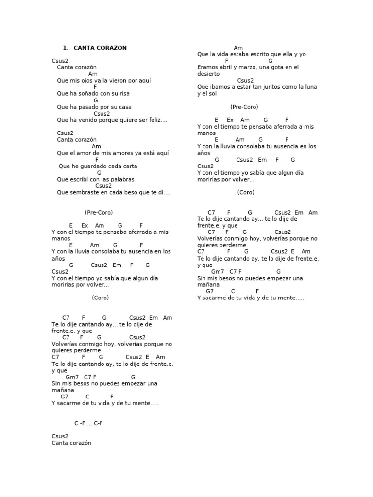 ACORDES CANCIONES BODA | PDF