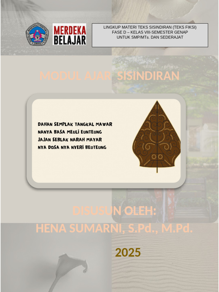 Manfaat dan Struktur Sisindiran Sunda | PDF