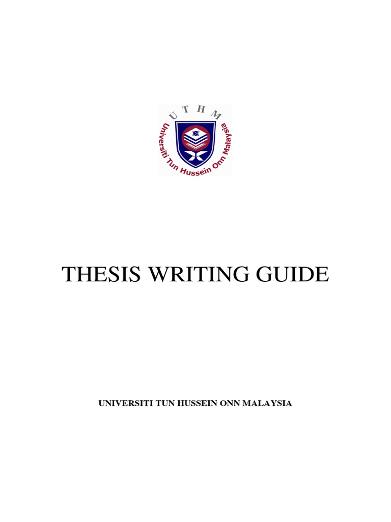 Thesis Writing Guide | PDF | Thesis | Paragraph