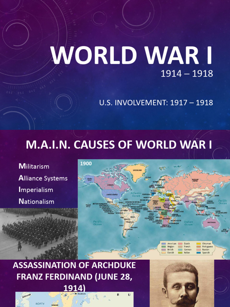 World War I & Aftermath PPT (1) | PDF | World War I | German Empire