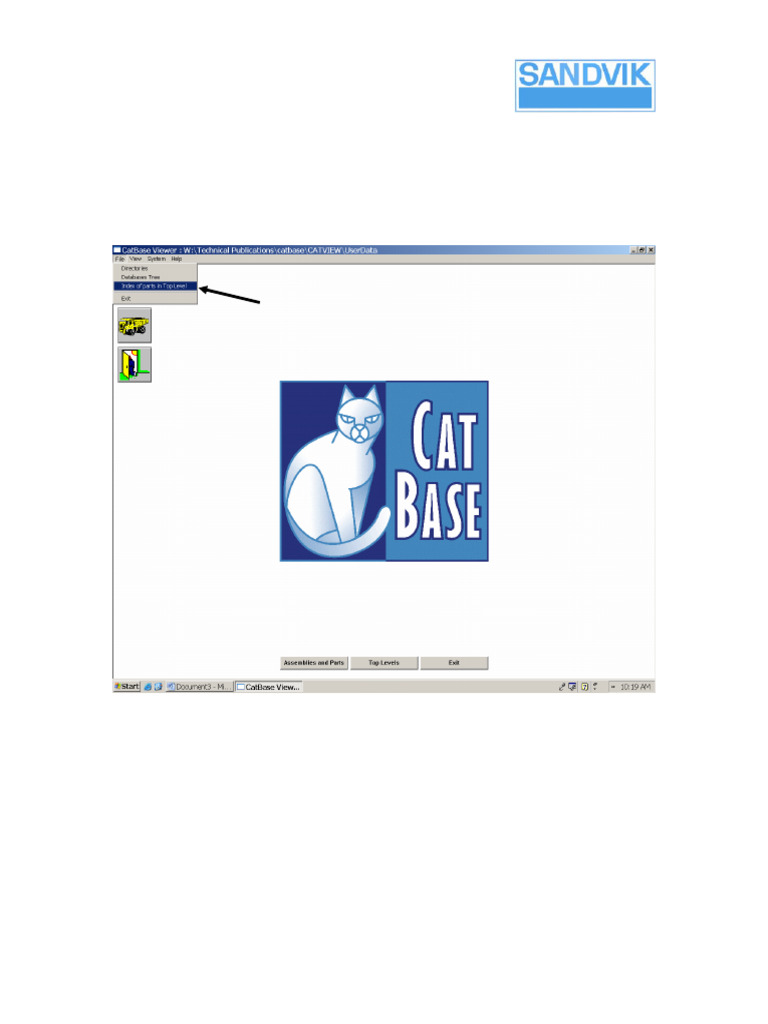 Instructions For Saving A CatBase Database Into A Microsoft Excel File | PDF
