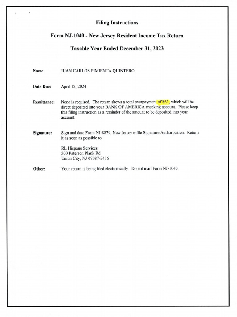 Form NJ-1040_0001 | PDF
