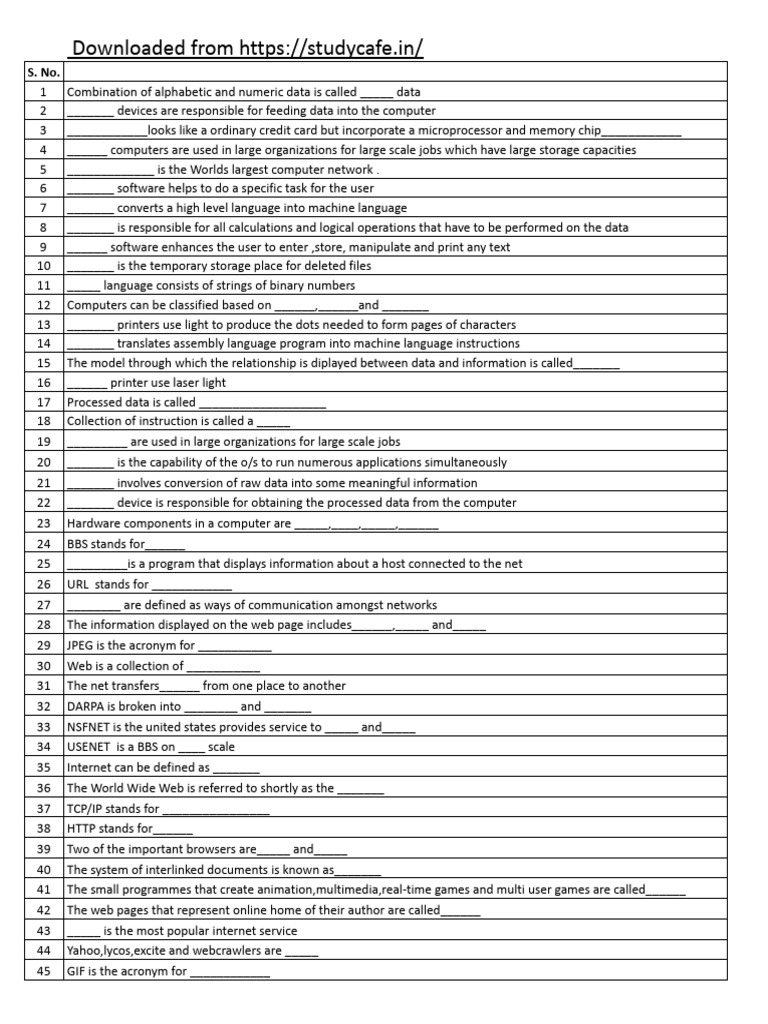 Advance ITT Questions - XLSX BASIC - CONCEPT | PDF | Microsoft Access ...