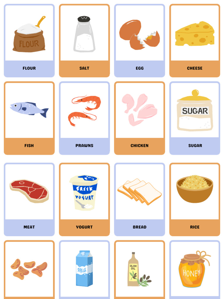 Essential Cooking Ingredients List | PDF