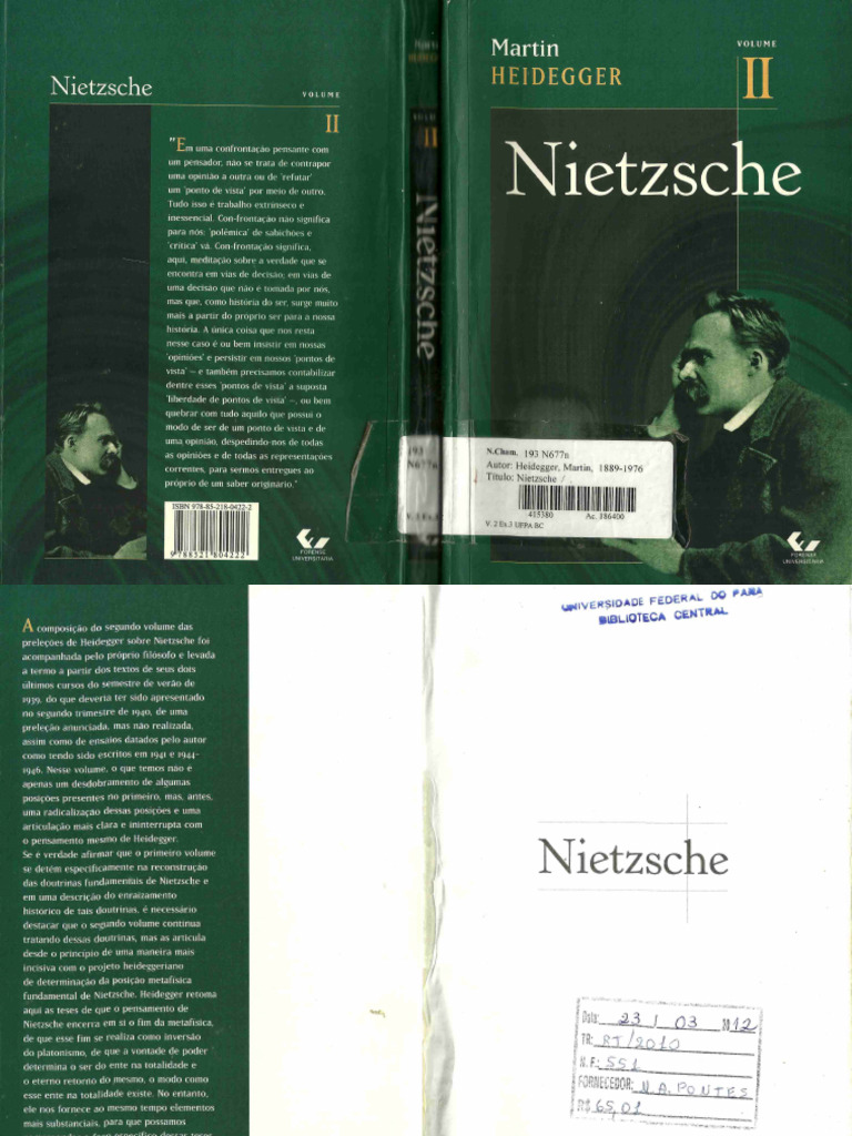Nietzsche II by Martin Heidegger | PDF