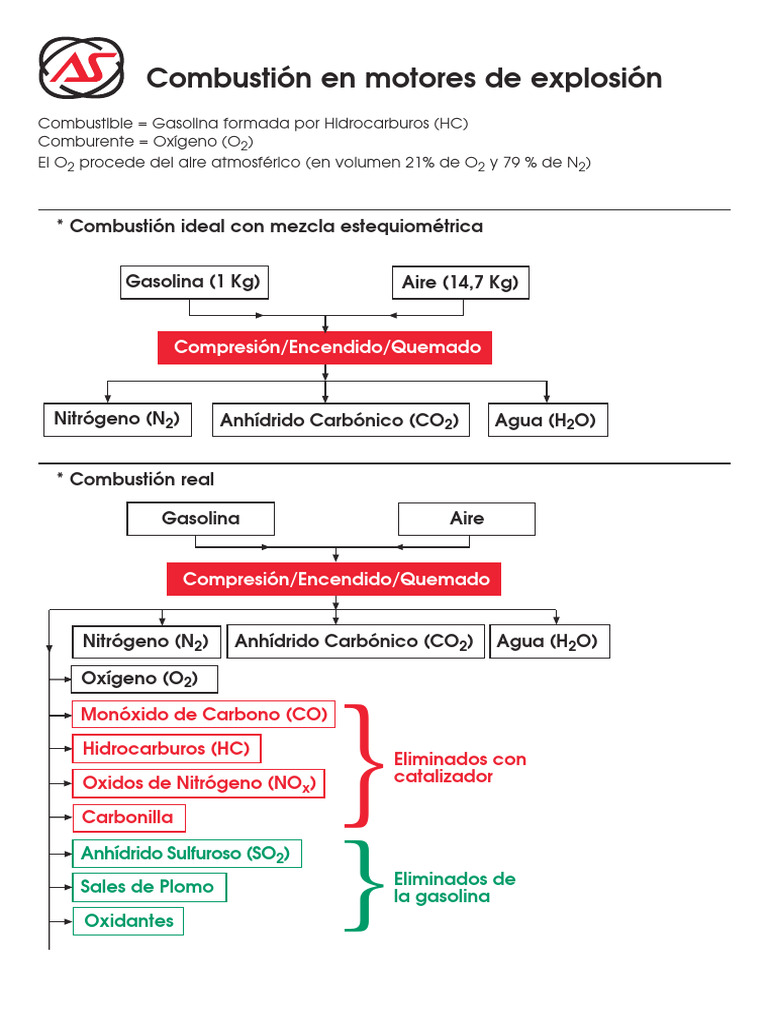 Info Catalizador | PDF | Combustión | Dióxido de carbono