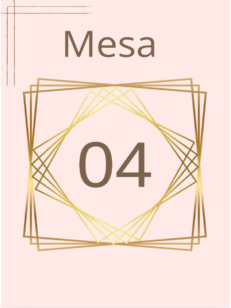 Número de Mesa.04 | PDF
