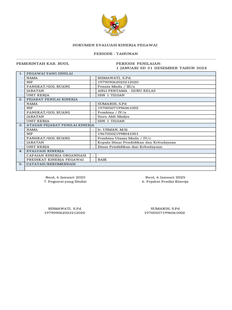 SKP Risma Hasil | PDF