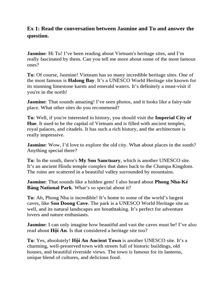 Unit 6 - Preserving Our Heritage | PDF | Vietnam | Archaeology