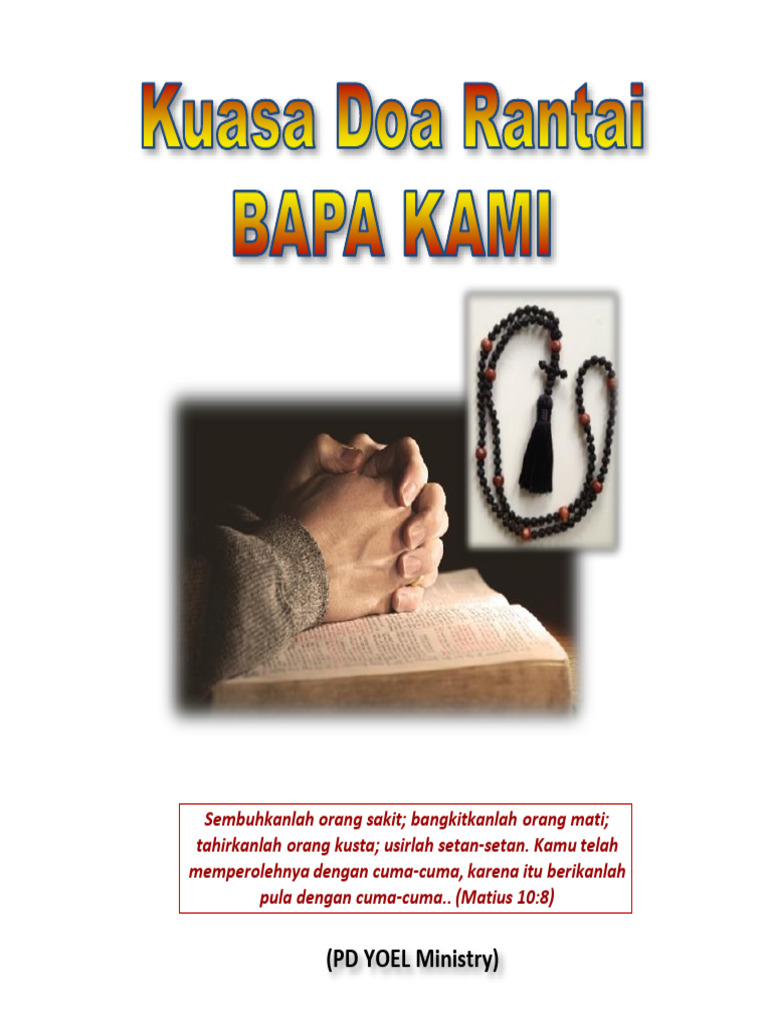 Kuasa Doa Rantai Bapa Kami The Power of The Lord's Prayer | PDF