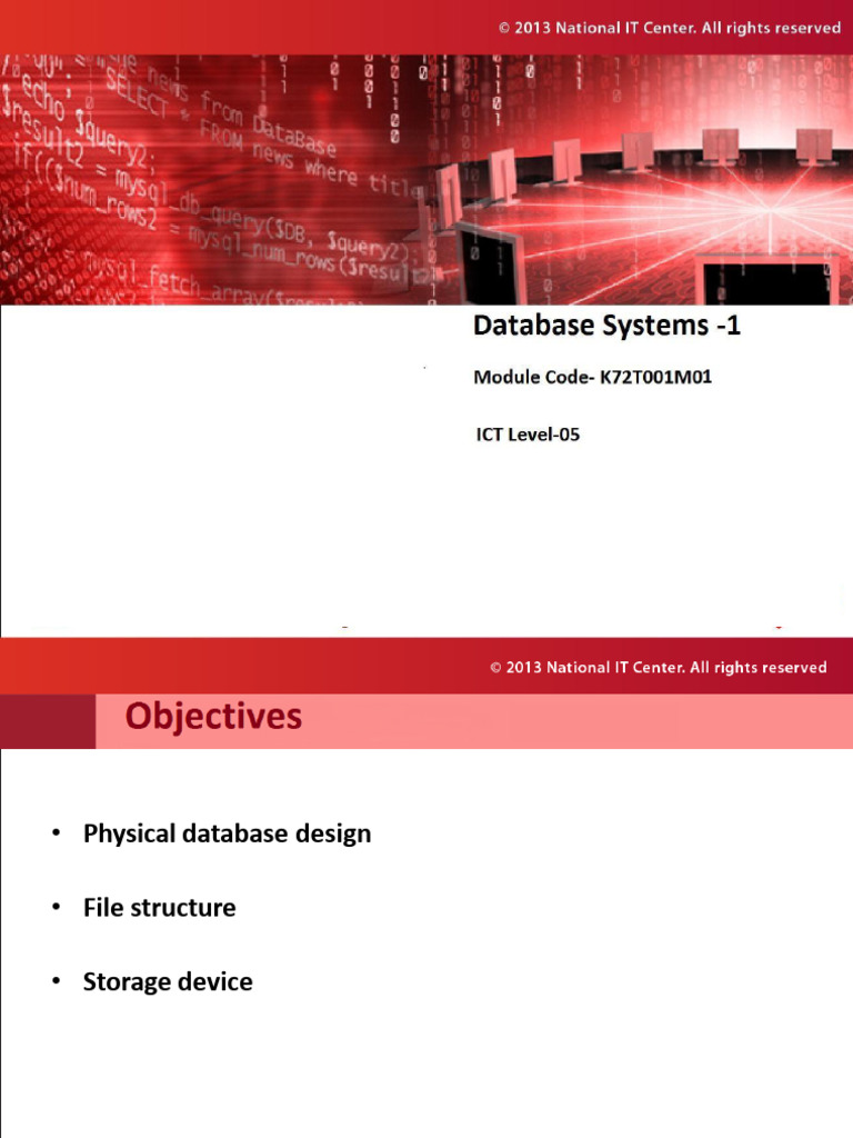 8.physical Database Design | PDF | Disk Storage | Computer Data Storage
