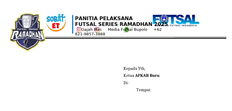 AMPLOP FSR 2025 | PDF