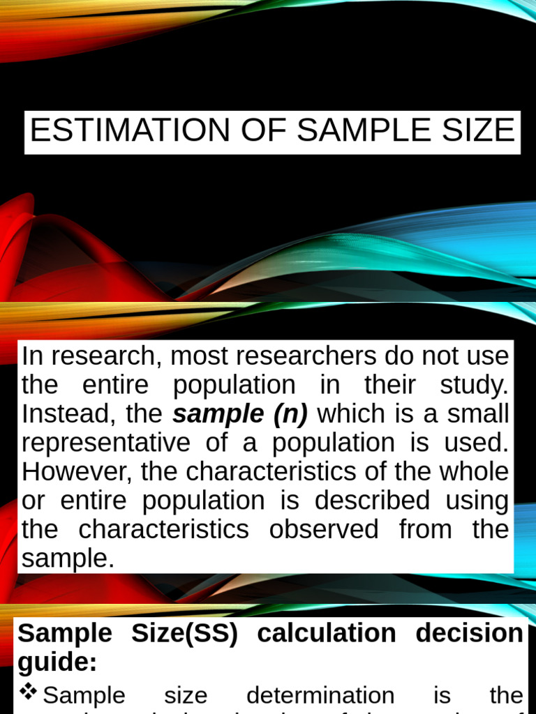 Sample Size and Sampling | PDF | Sample Size Determination | Sampling (Statistics)