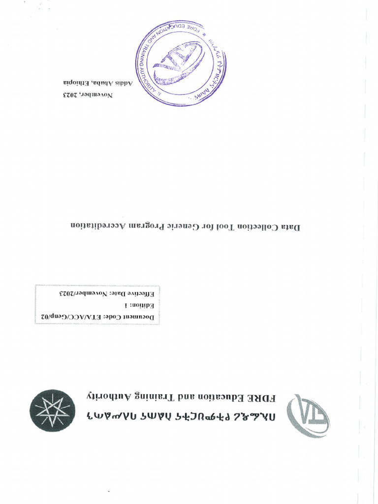 Data Collection Tool For Generic Programs | PDF