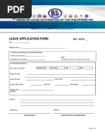 Z1 Leave of Absence Application Form | PDF | Parental Leave | Government