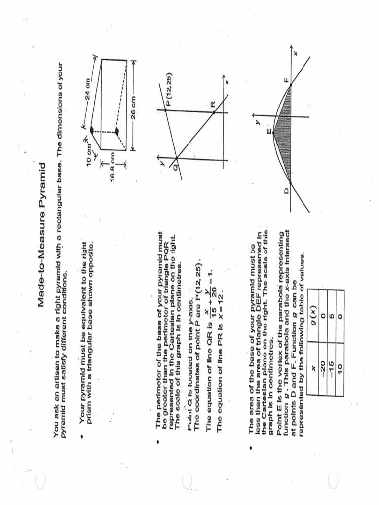 Made To Measure Pyramid Assignment | PDF