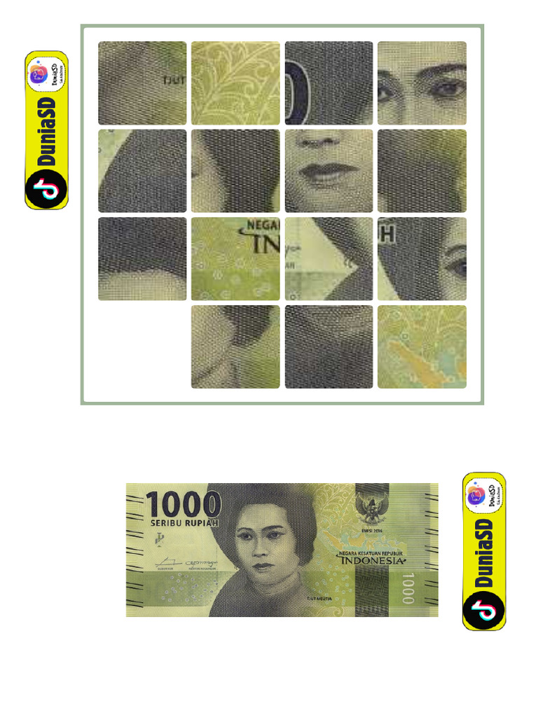 LKPD Puzzle Mengenal Nilai Mata Uang | PDF