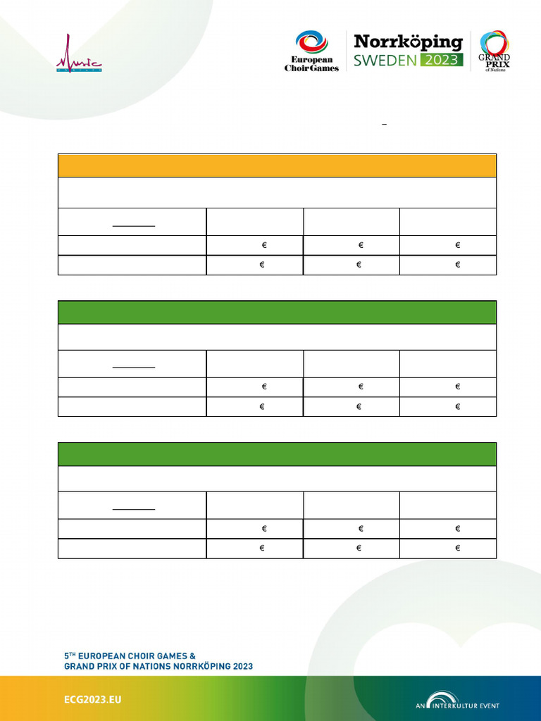 EventPackage ECG2023 LP3 | PDF | Receipt