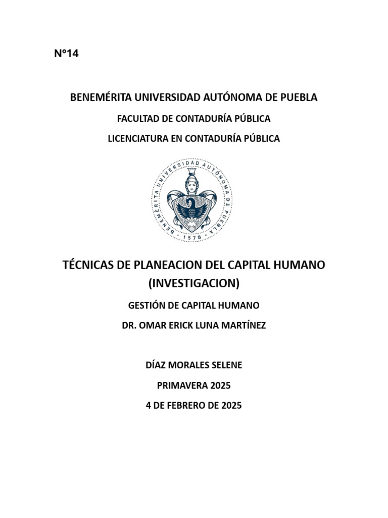 INVESTIGFACIÓN GCH TERMINADA | PDF | Planificación | Gestión de ...
