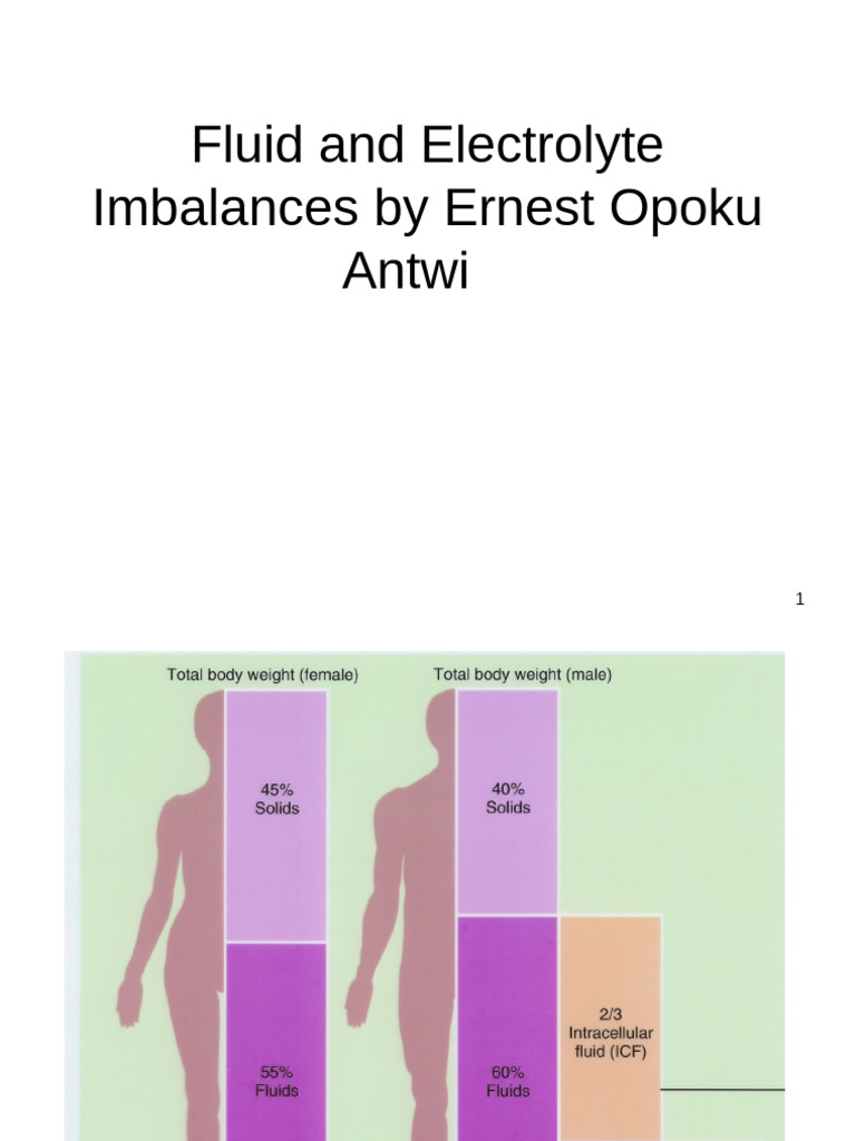 Fluid and Electrolyte Imbalances Explained | PDF | Physiology ...