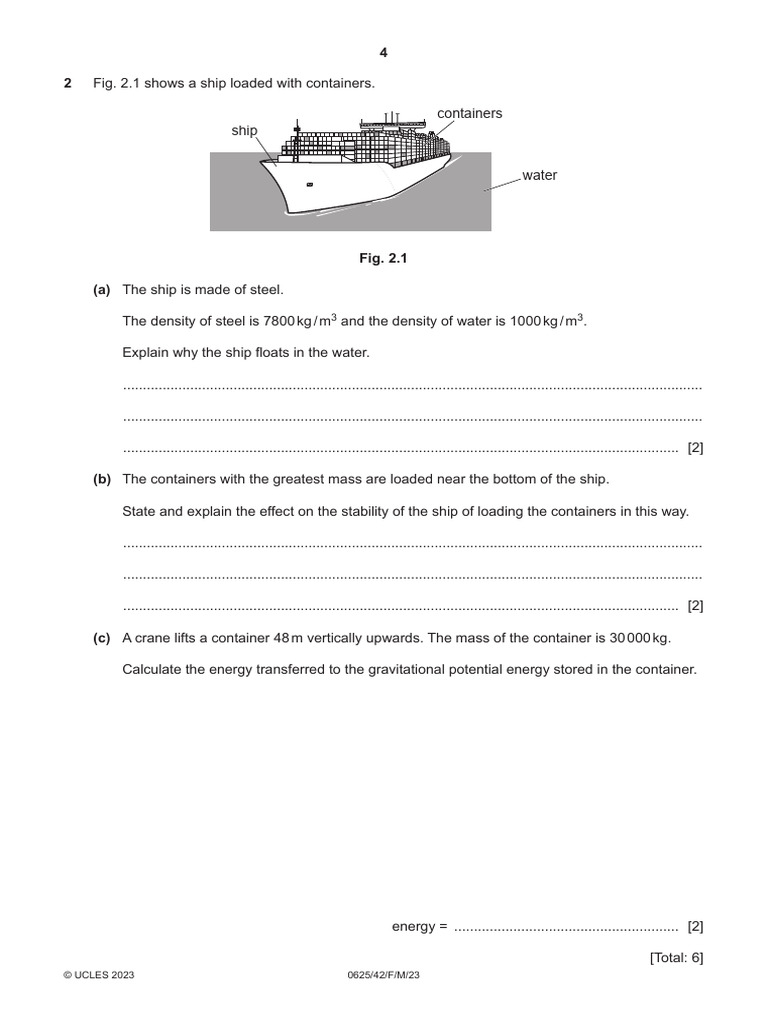 0625 - m23 - QP - 42 - Q2 - Chapter 1 | PDF