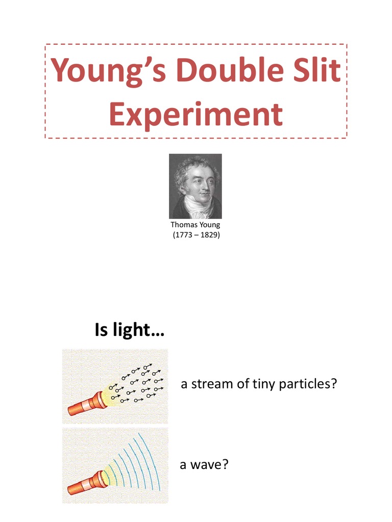 Young's Double Slit Experiment Explained | PDF