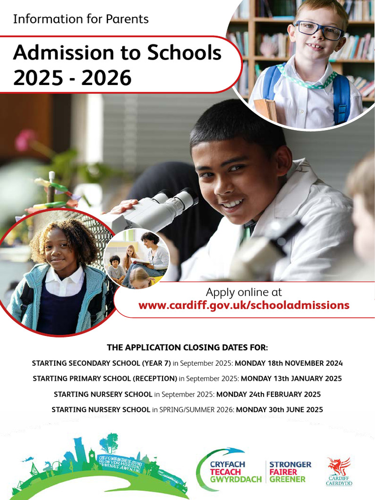 Cardiff School Admissions 2025-2026 Guide | PDF | Wales | Learning