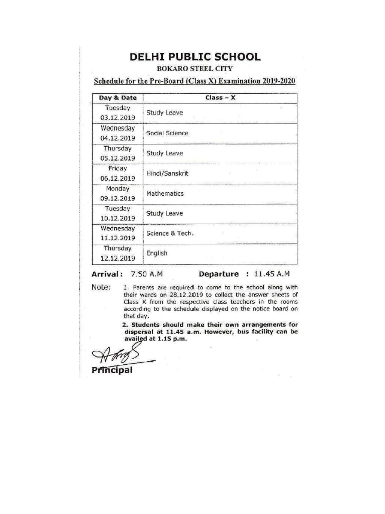 2 Exam Notice | PDF