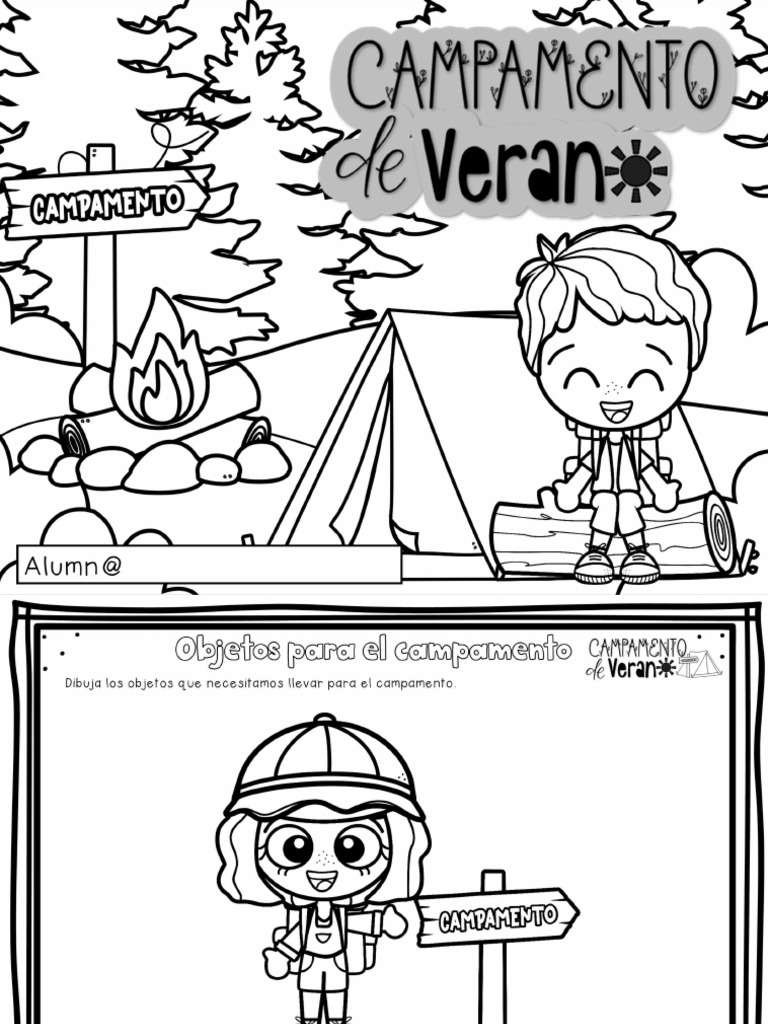 Fichas Plan Campamento de Verano 23 Dulce Candy | PDF