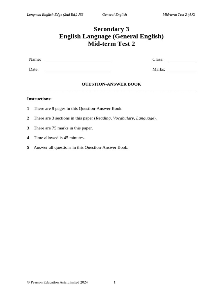 Edge_2E_JS3_MTT2_teacher | PDF | Lighthouse