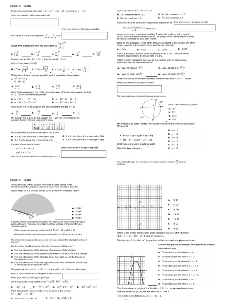 Practise Paper | PDF