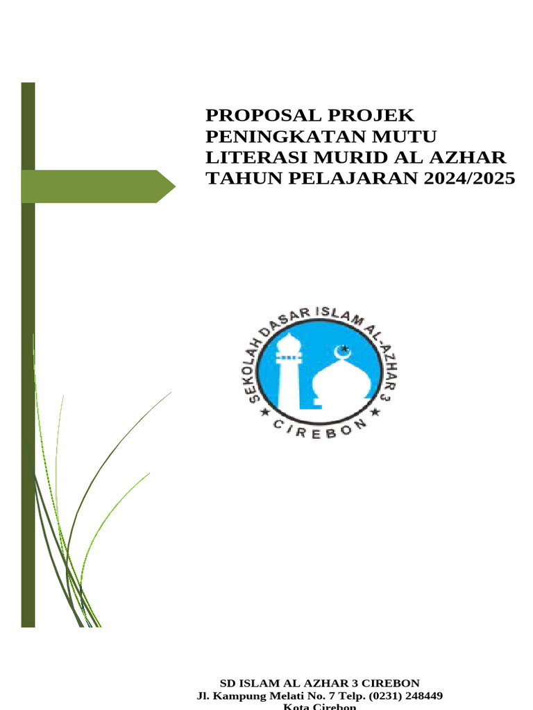 Proposal Projek literasi TP 2425 | PDF
