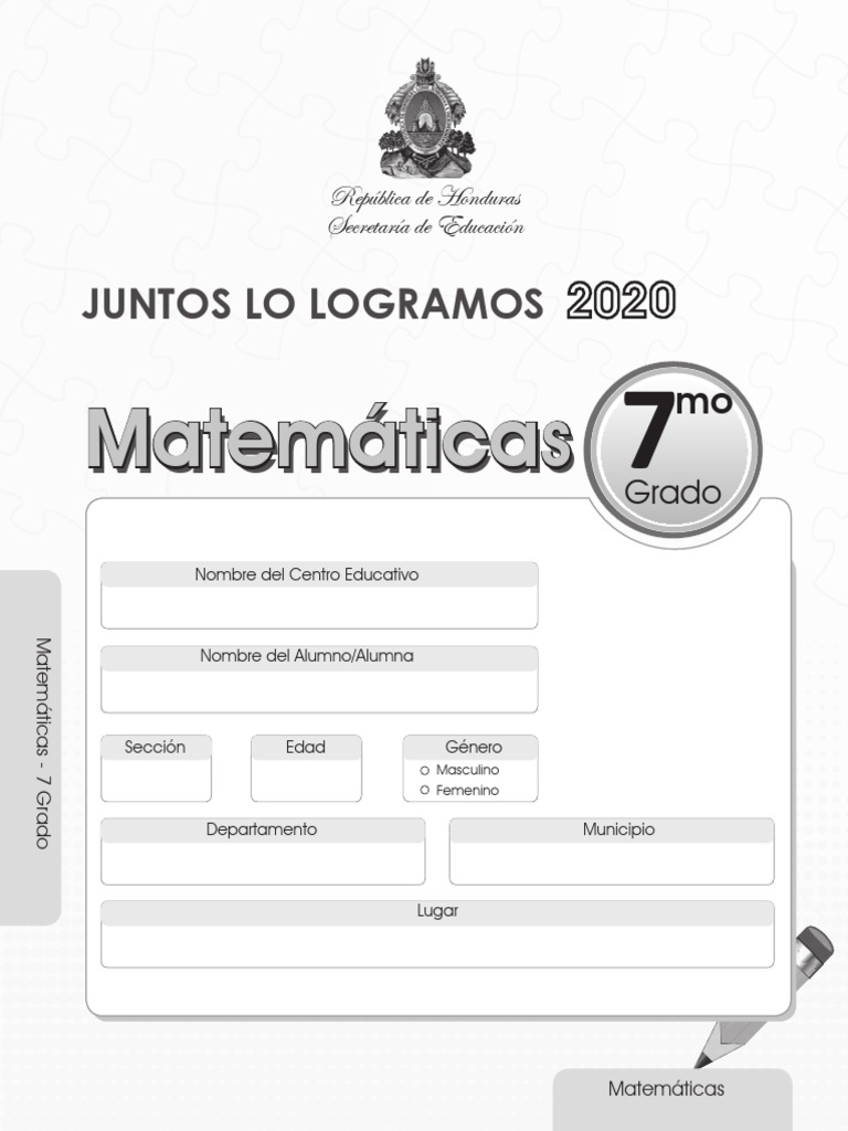 Pruebas diagnósticas MATEMATICAS 7 GRADO | PDF | Porcentaje | Matemáticas
