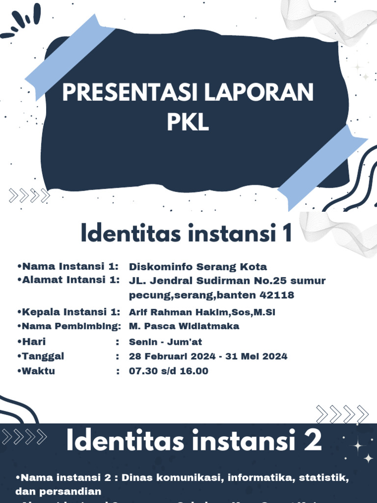 PPT Presentasi Laporan PKL _20241106_012734_0000 | PDF