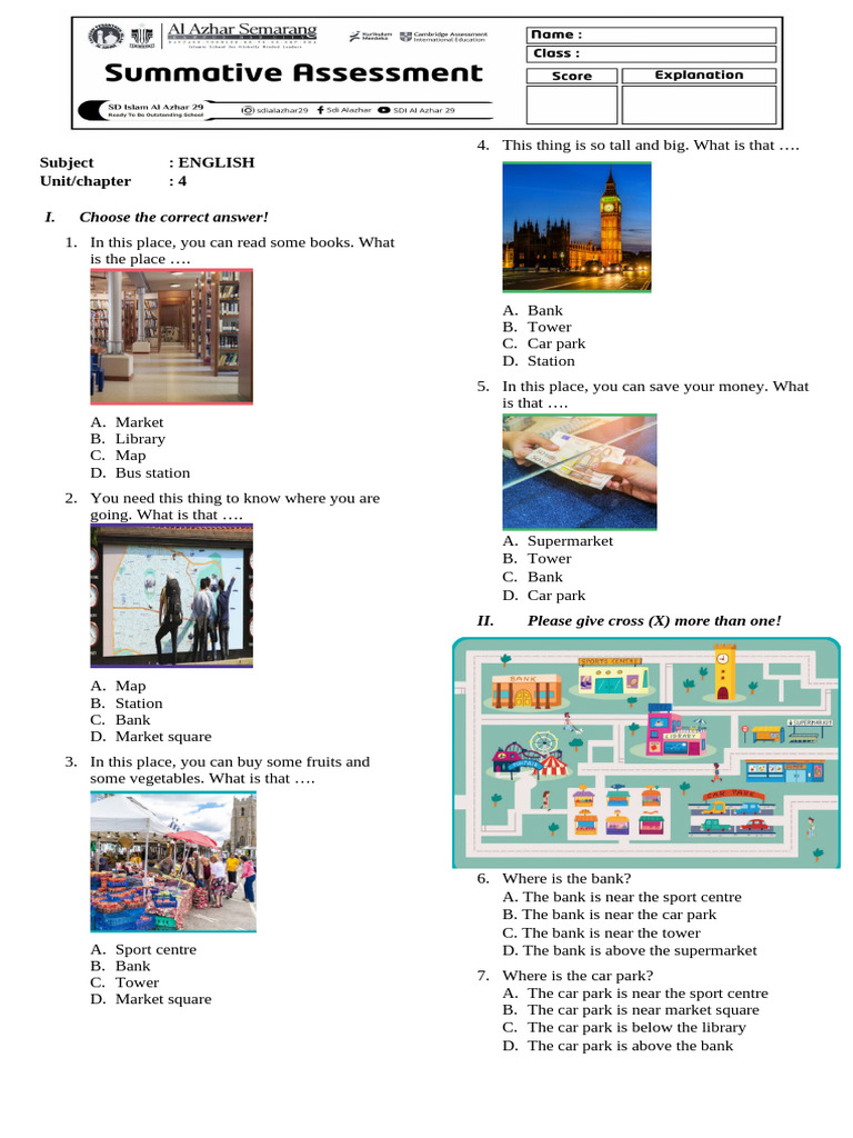 Summative Test CH 4 Grade 3 | PDF