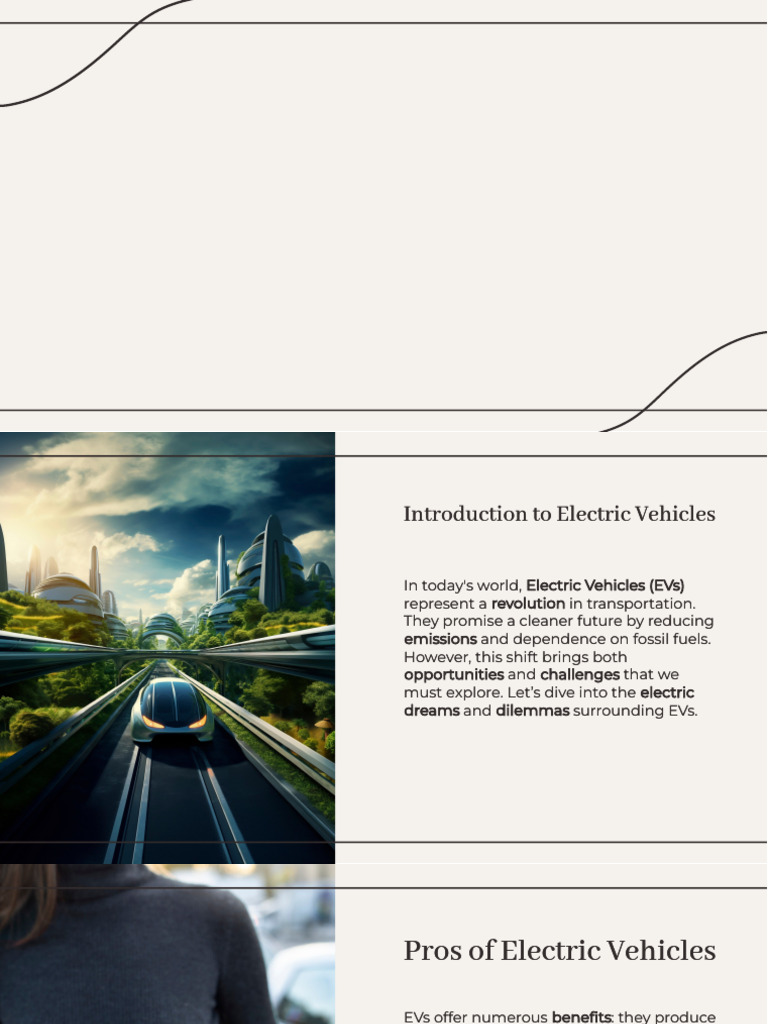 Electric Vehicles: Pros and Cons | PDF